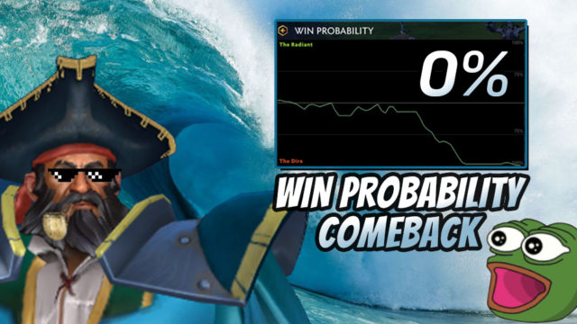 Biggest Comeback in Dota 2? Team wins game after 0% win-probability ...