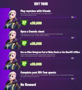 How to get free cosmetics by completing Fortnite’s post Rift Tour ...
