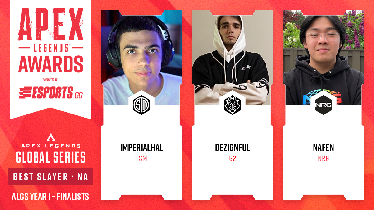 Apex Legends Awards: The 3 Finalists for Best Slayer in North America ...