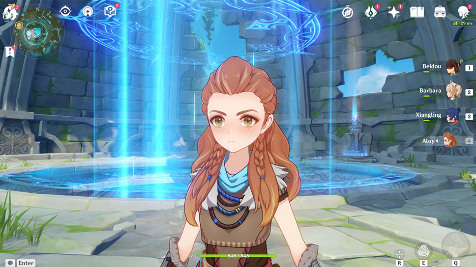 Aloy Genshin Impact character has finally arrived as part of 2.2 update ...