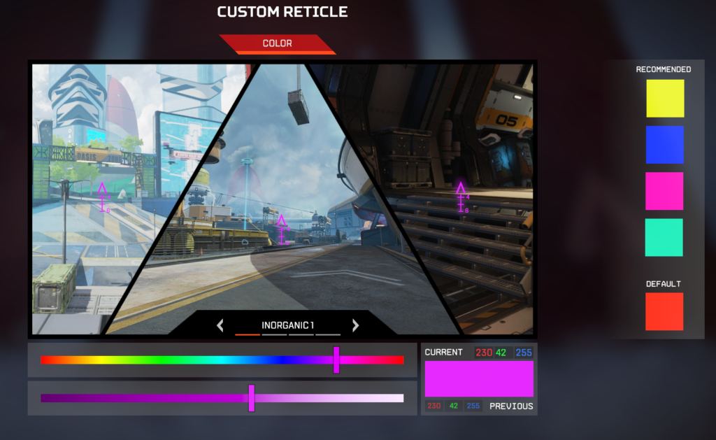 Five Apex Reticle options you have to try. (Yes, you can change them ...