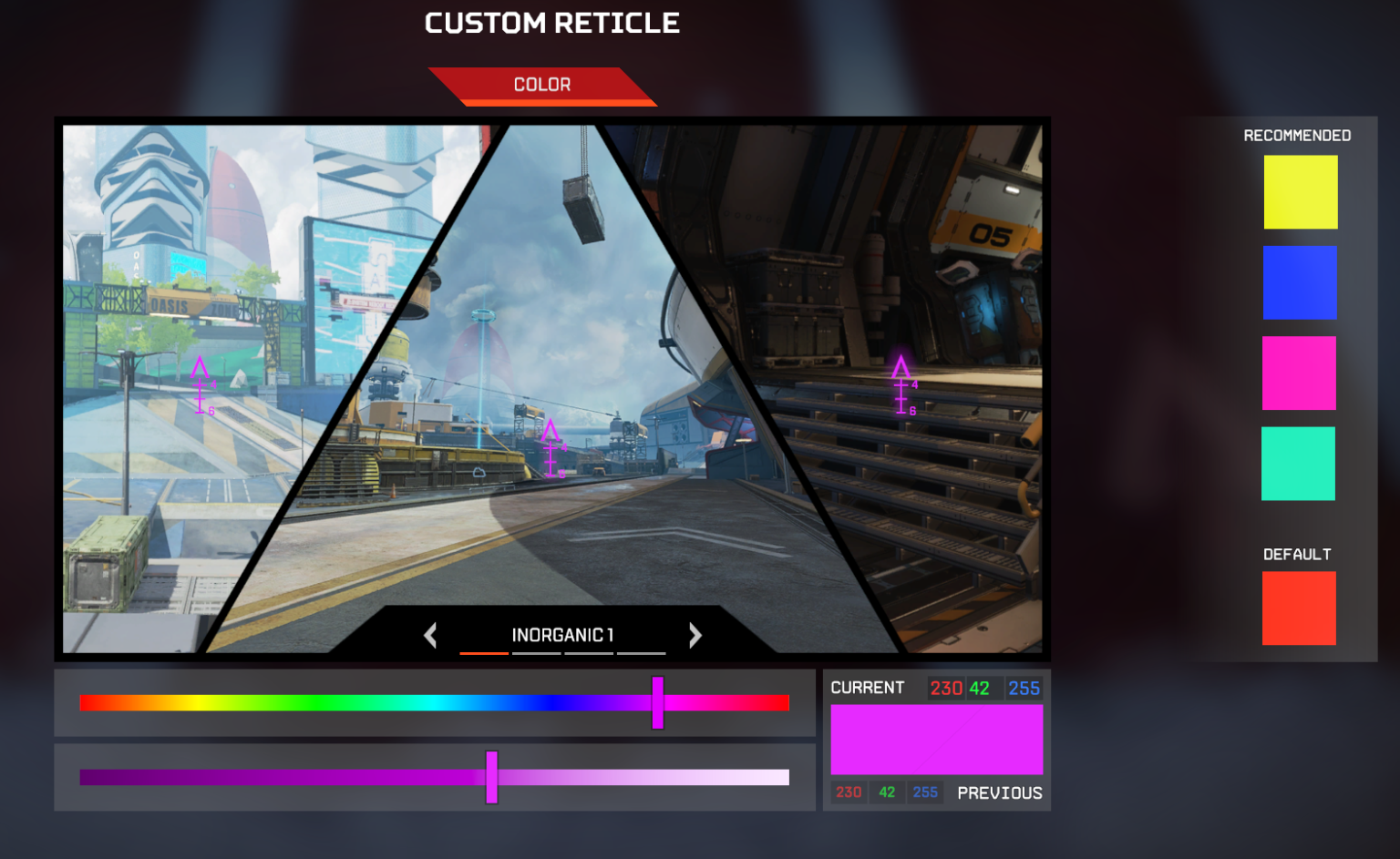 Five Apex Reticle options you have to try. (Yes, you can change them ...