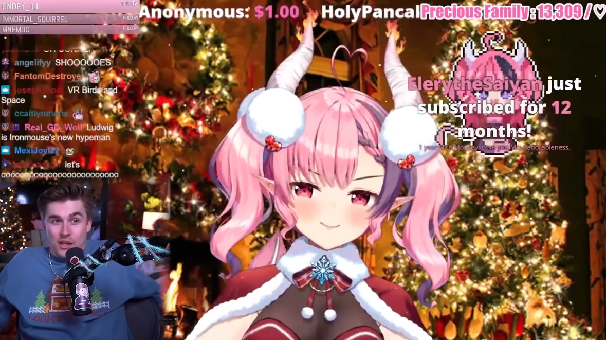 VTuber Ironmouse breaks the record for most-subbed woman streamer on ...