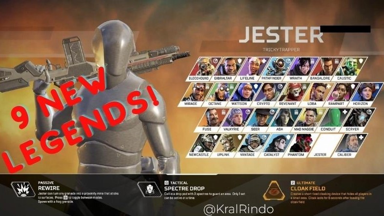 Apex Legends leak reveals the next 9 Legends coming to the Apex games ...