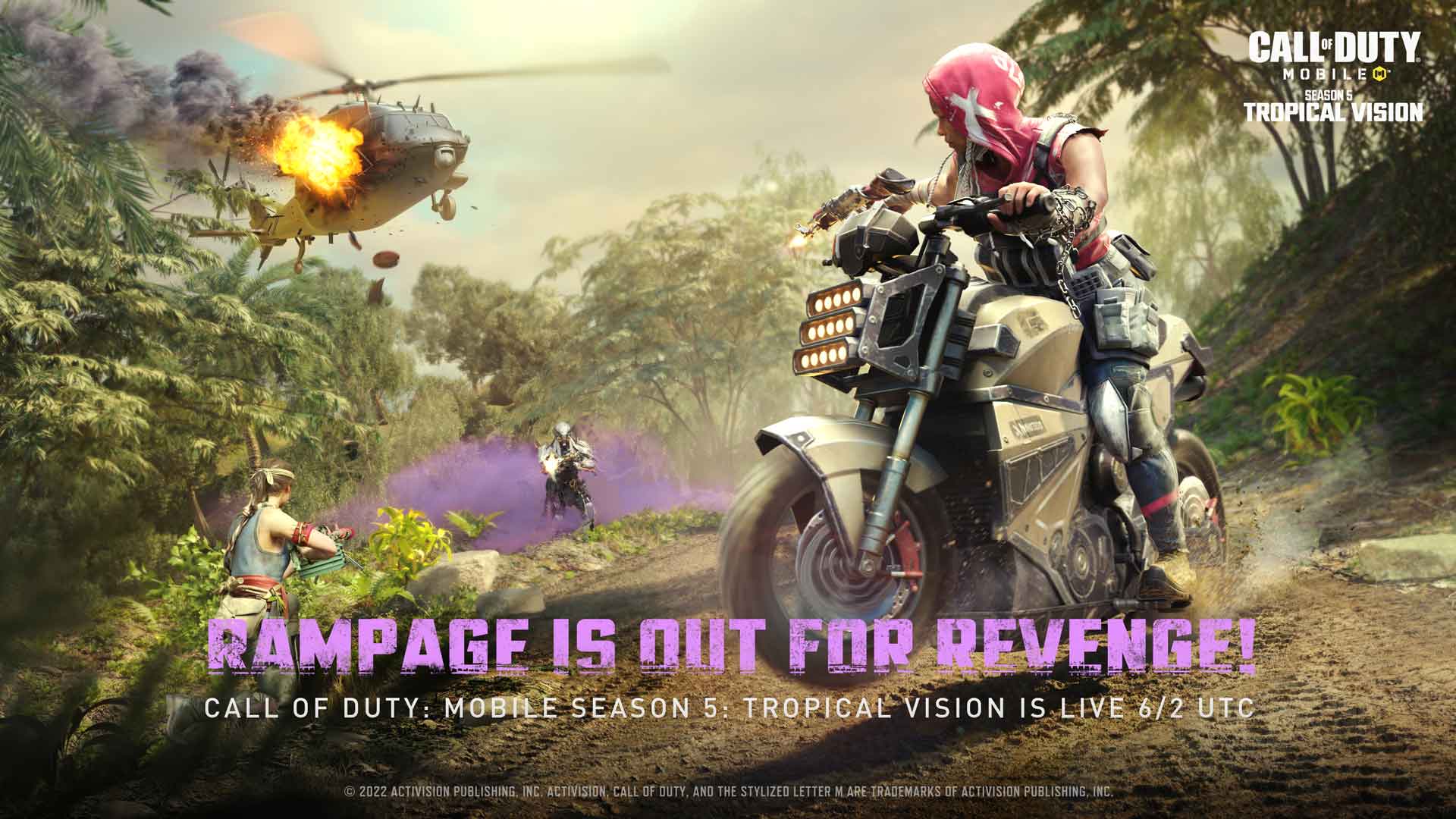 CoD: Mobile Season 5, the Jungle-themed season, brings new equipment ...