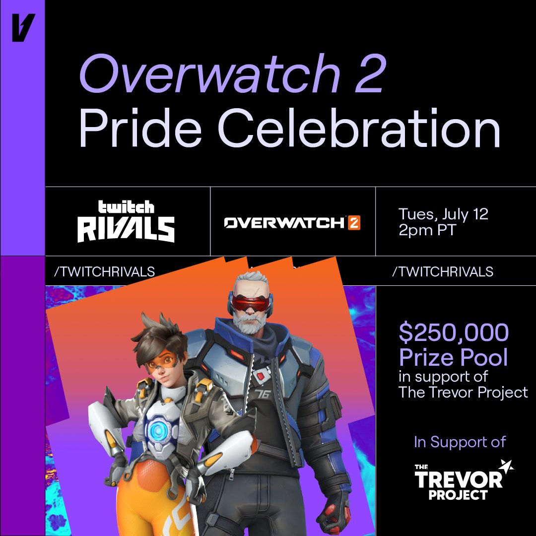 Overwatch 2 supports LGBTQIA+ organization with Twitch Rivals showdown ...