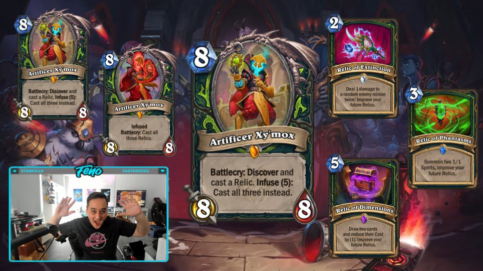 Relics, the new Hearthstone theme for Demon Hunter in the Murder at ...