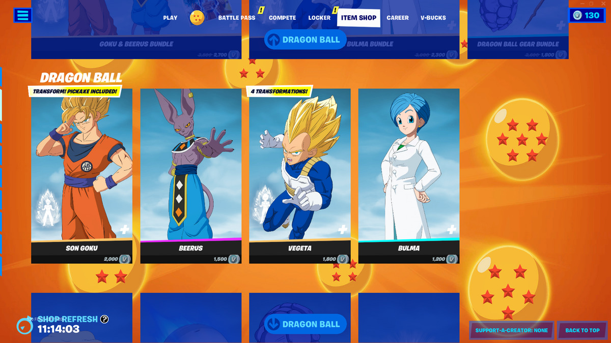 Fortnite x Dragon Ball arrives in style: New skins, in-game items, more ...