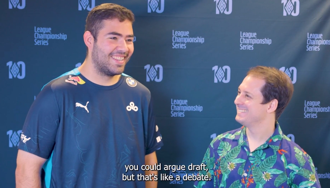 C9 Fudge: “I think being confident with your decisions is the most important thing. That’s ...