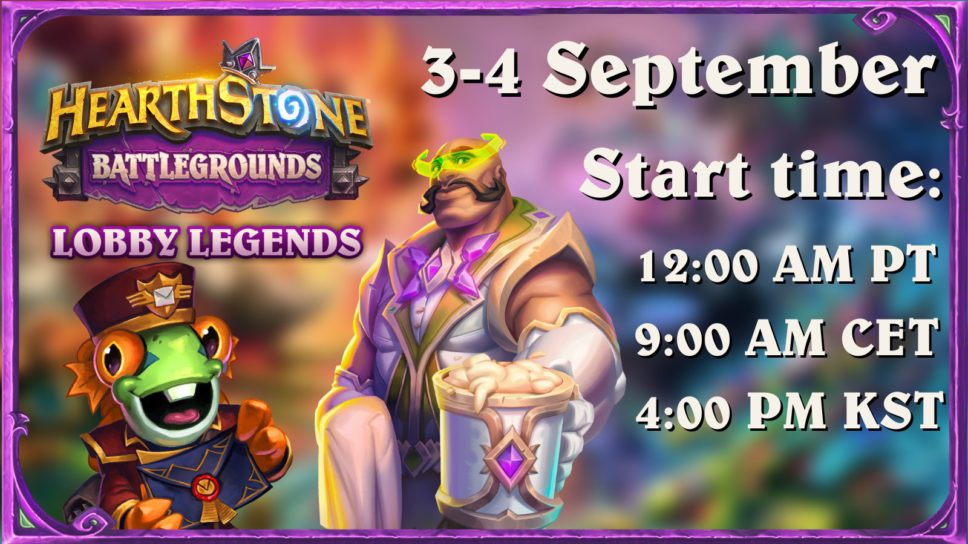 Everything to know about Hearthstone Battlegrounds Lobby Legends: Magic ...