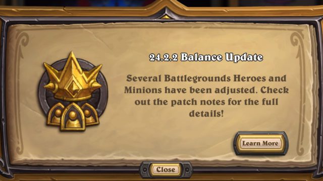 Battlegrounds patch notes in Hearthstone 24.2.2 update – Esports ...