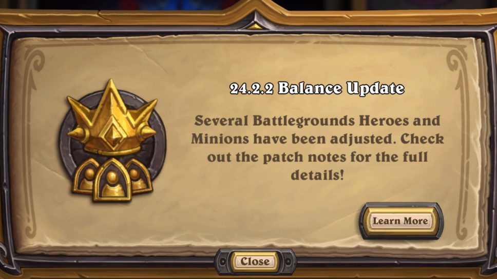 Battlegrounds patch notes in Hearthstone 24.2.2 update – Esports ... Battlegrounds patch notes in Hearthstone 24.2.2 update – Esports ...