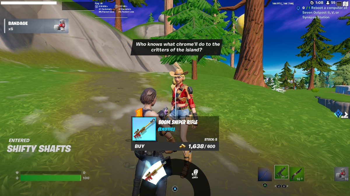 All Exotic weapon locations in Fortnite Season 4 – Esports | Esports.gg