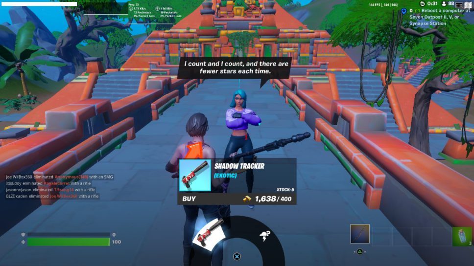 All Exotic weapon locations in Fortnite Season 4 – Esports | Esports.gg