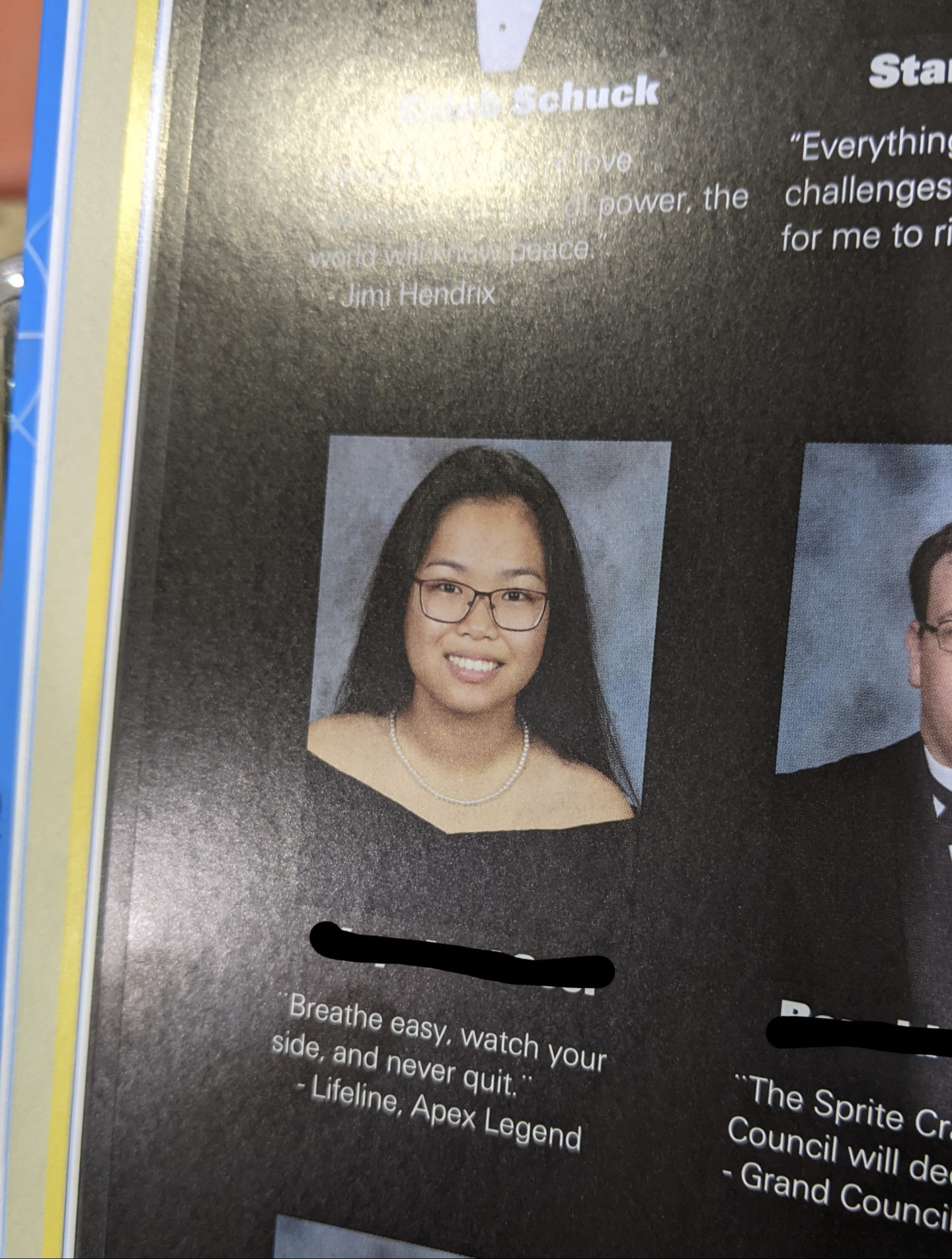 Apex Legends player uses voice line as senior quote, brings out ...